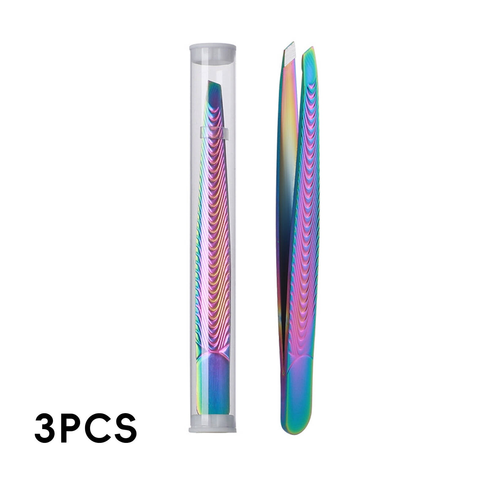 FACEGA 3Pcs Tweezers,Fish Scale Design Lash Extension Tweezers,Easy ...