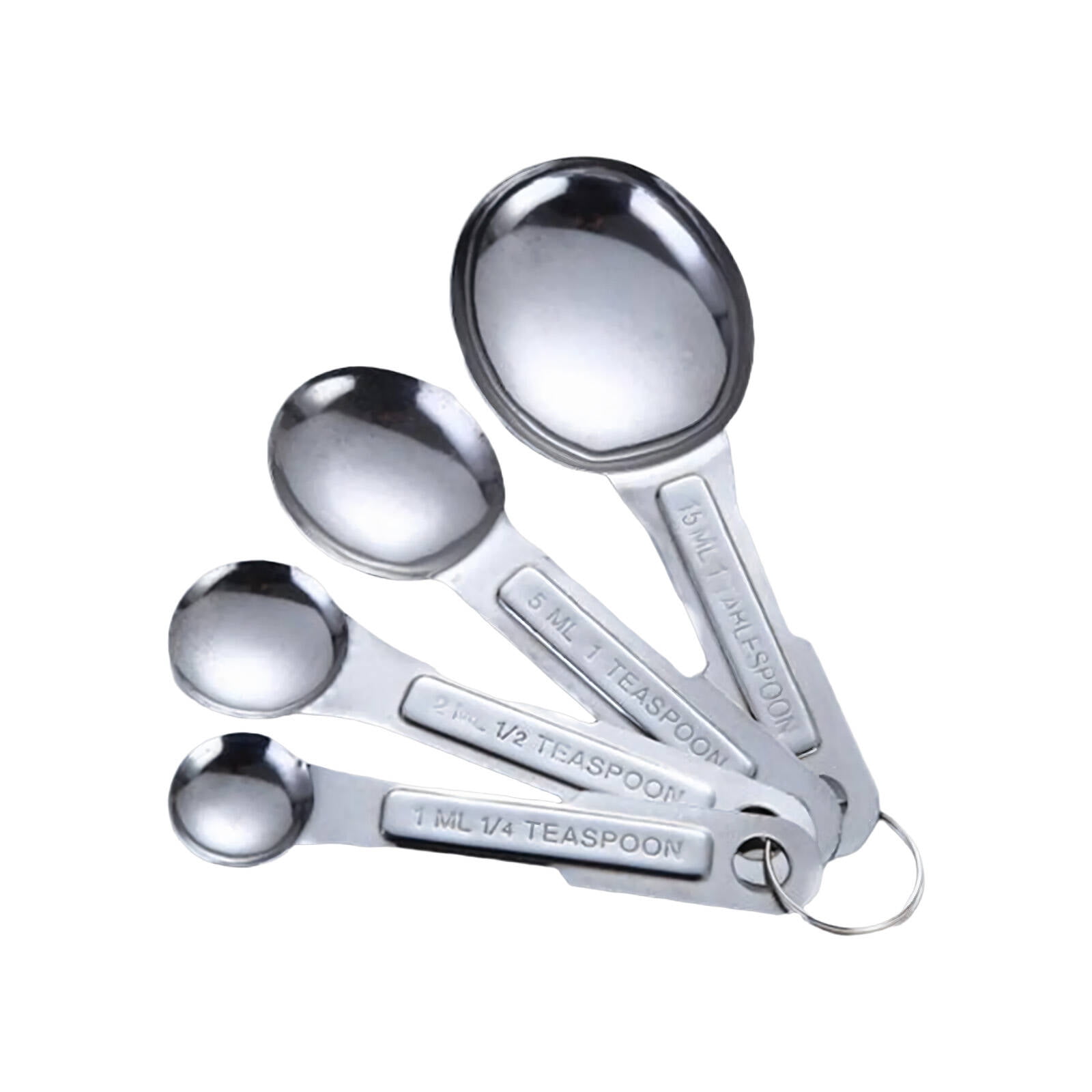 FACEGA 4 Pcs Measuring Spoons Stainless Steel Measuring Spoons Set ...