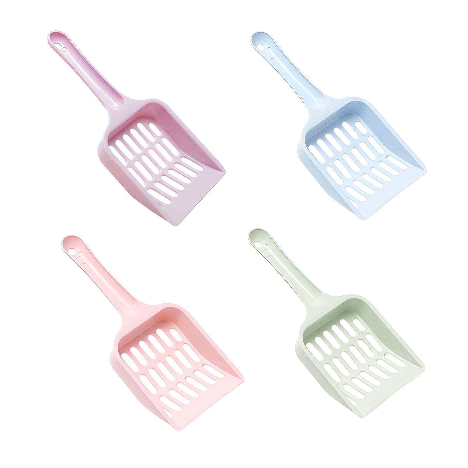ACDANC 4Pcs Cat Litter Scoop,Hidden Mess Cat Scooper for Litter Box ...