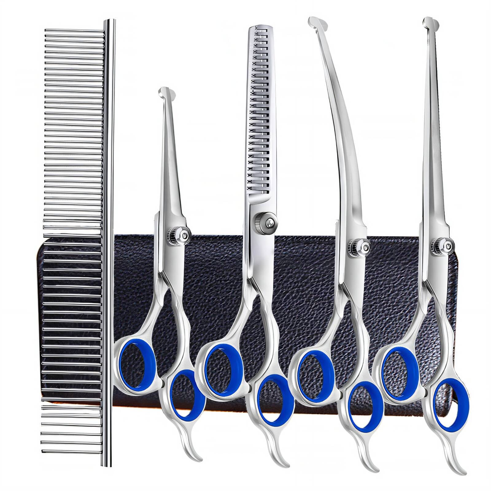 FACEGA 4Pcs Dog Grooming Kit Safe Round Tip Sharp Complete Accessories ...