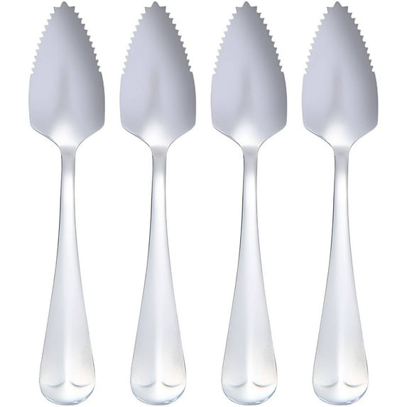 FACEGA 4Pcs Grapefruit Spoons,Baby-Safe Design Grapefruit Spoon,Non ...