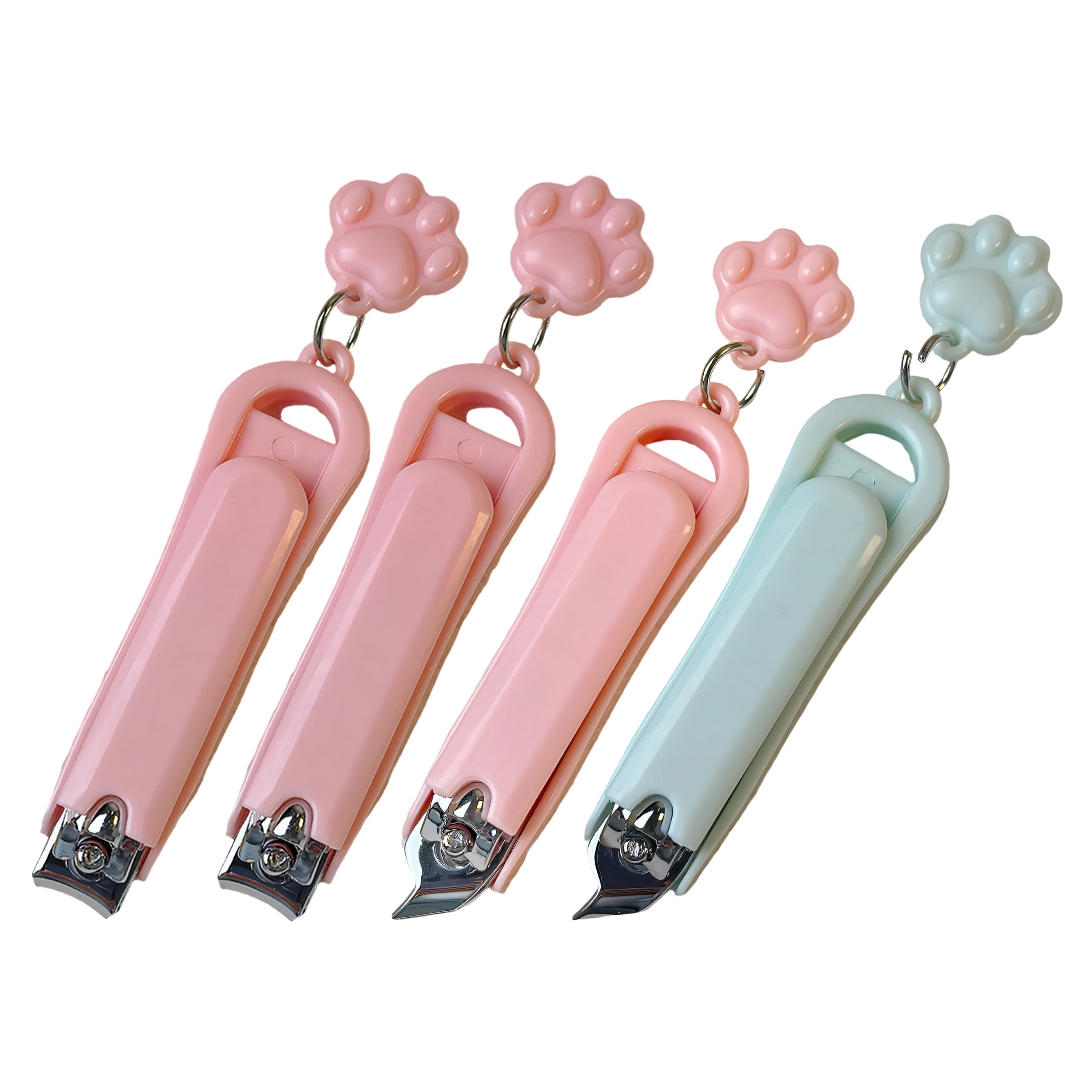 FACEGA 4Pcs Nail Clippers for Women,Stainless Steel Fingernail Clipper ...