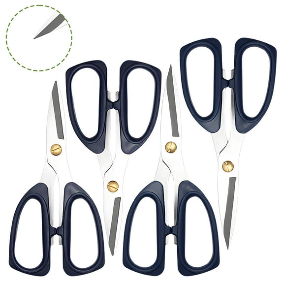 FACEGA 4Pcs Scissors All Purpose,Pp Handle 7.3" Embroidery Scissors ...