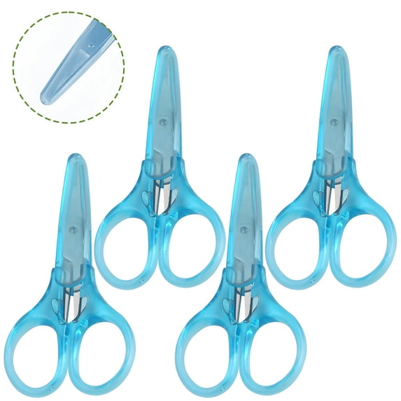 FACEGA 4Pcs Scissors All Purpose,With Protective Cover 3.5" Office ...