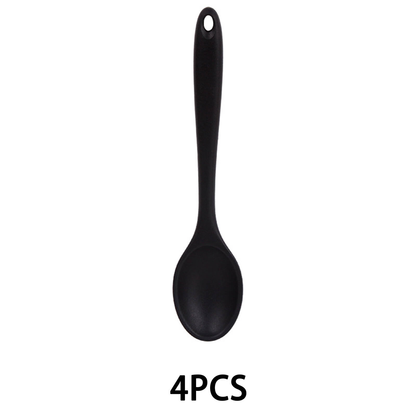 FACEGA 4Pcs Silicone Mixing Spoons Set,High-Quality Silicone Kitchen ...