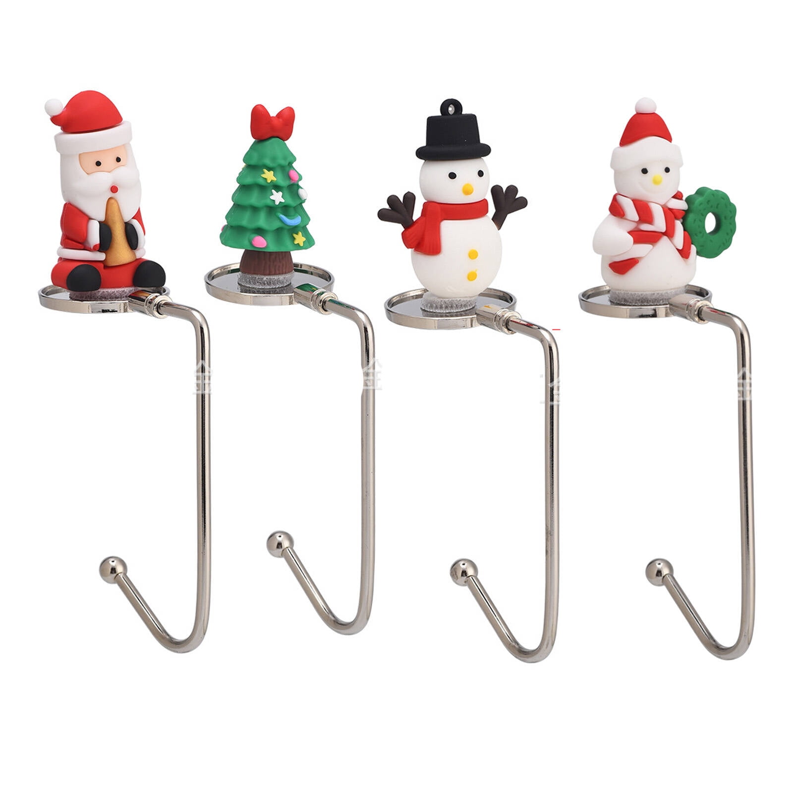 FACEGA 4Pcs Stocking Holders,Stylish Design Mantle Hangers for Garland ...