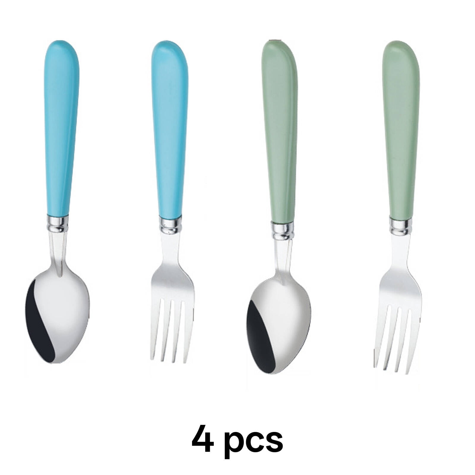 FACEGA 4Pcs Toddler Fork and Spoon Set,High-Quality Stainless Kids ...
