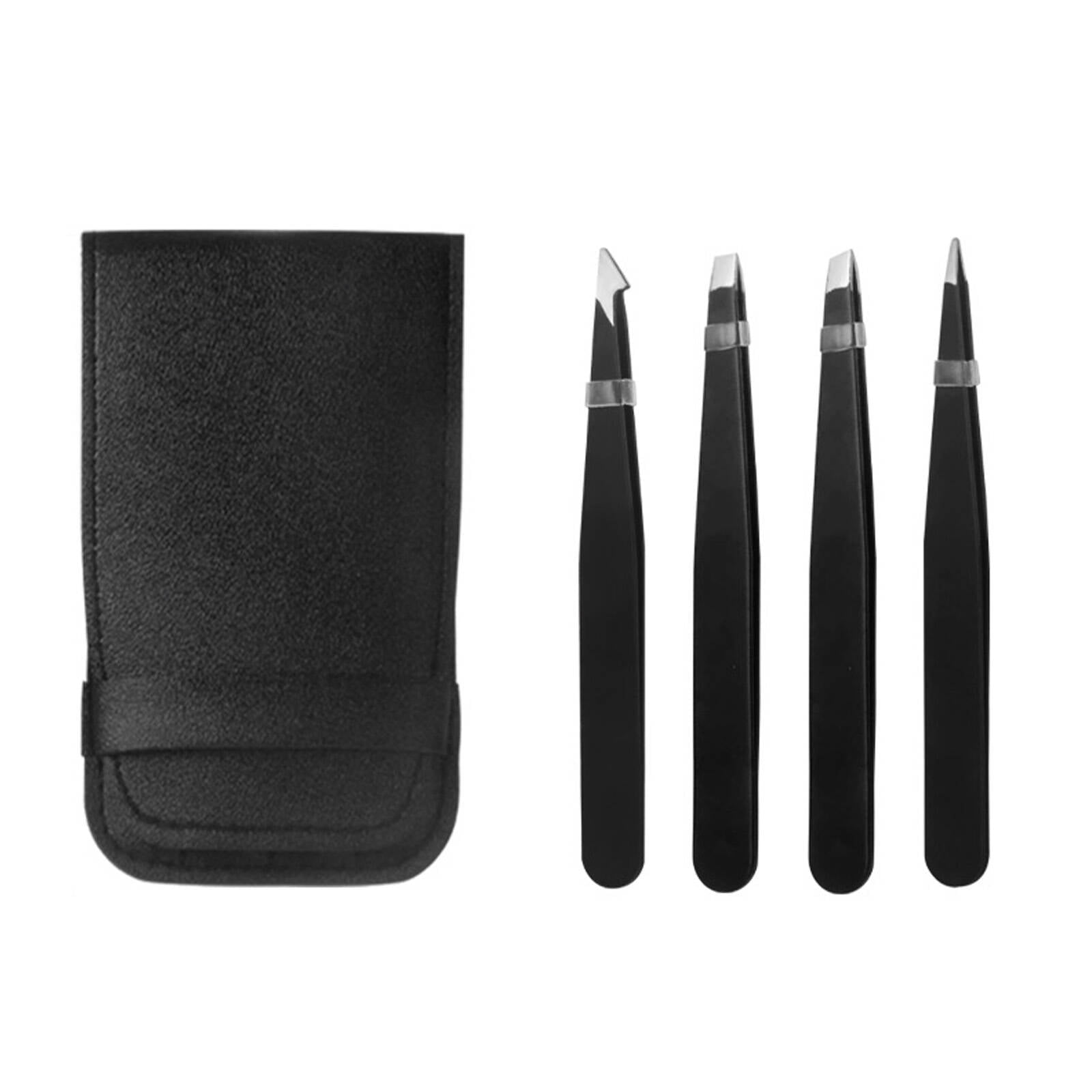 FACEGA 4Pcs Tweezers,Four Different Tip Designs Tweezer,Comfortable ...