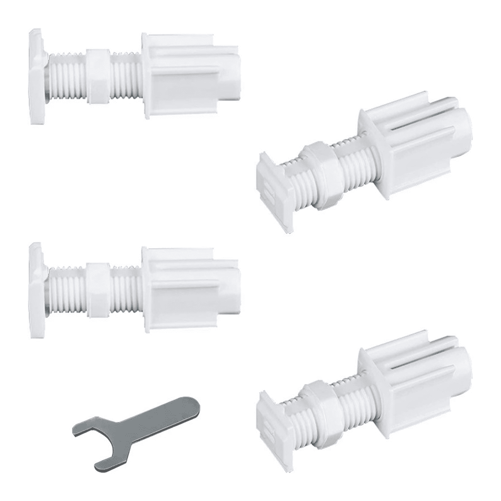 FACEGA 4Pcs Venetian Blinds No Drill No Tools,Adhesive Blinds Bracket ...