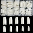 MINI-FACTORY 500pcs DIY Lady French Nails Tips Full Cover Acrylic False ...