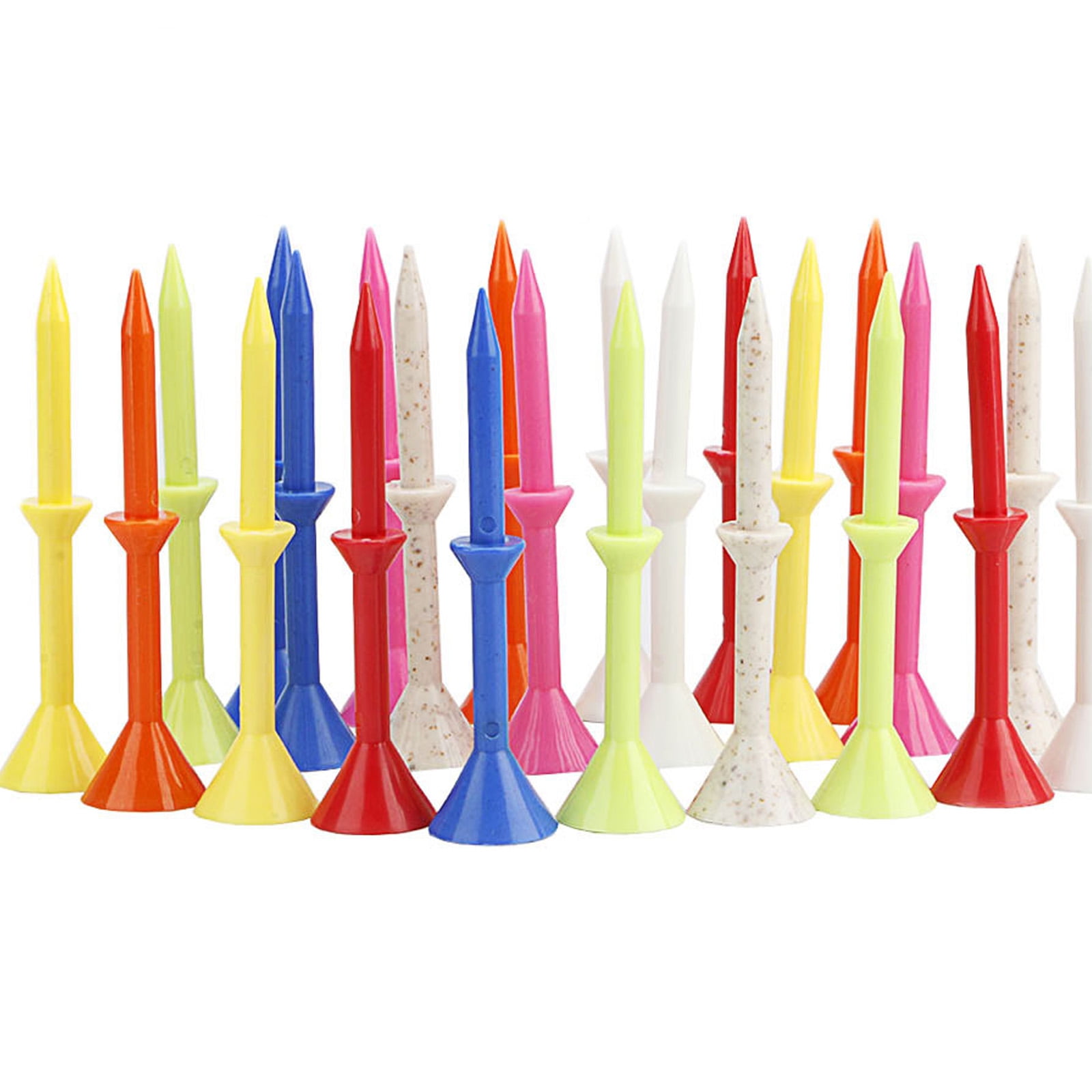 FACEGA 50Pcs Golf Tees,High-Stability Golf Tees 3 1/4,Sturdy Golf Tee ...