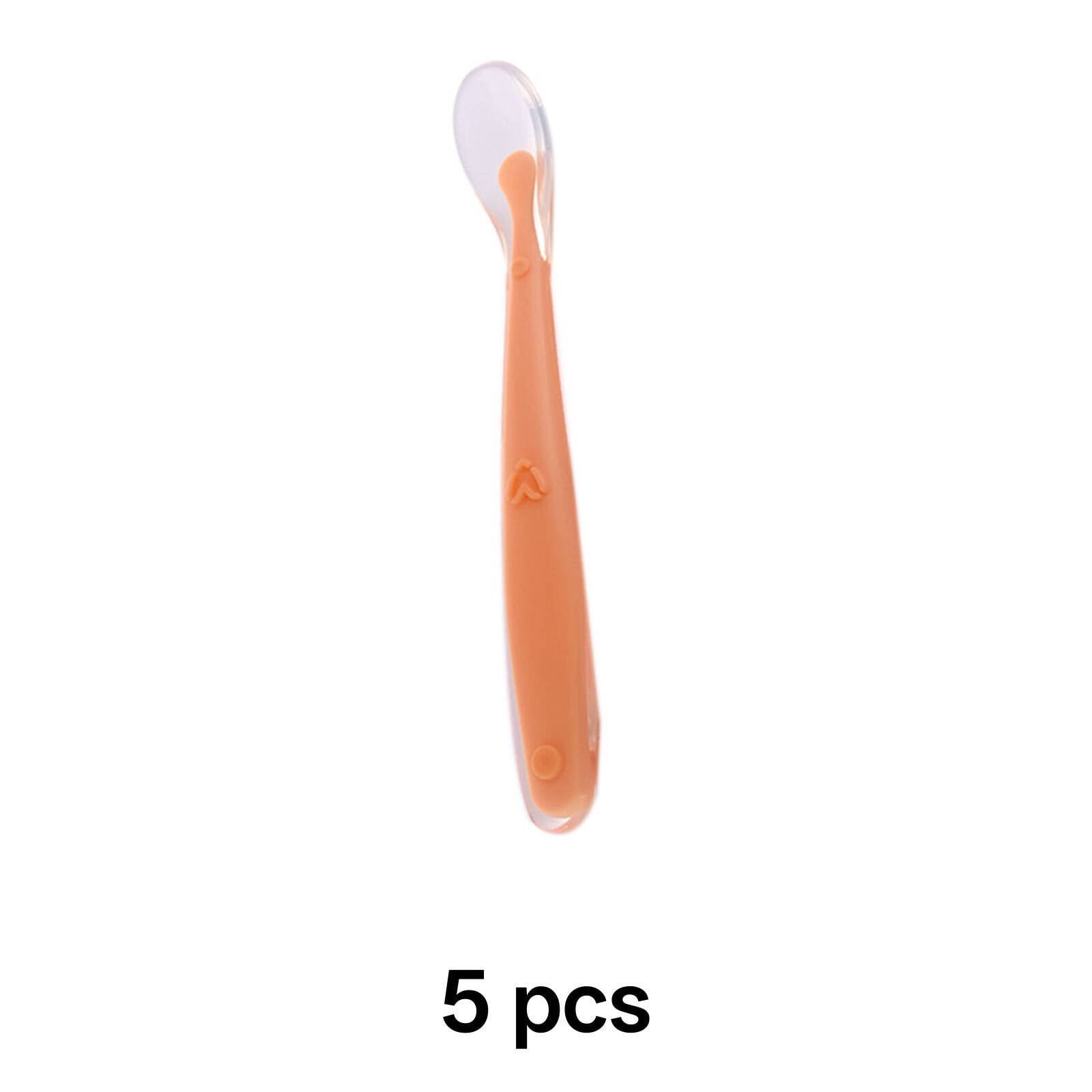 FACEGA 5Pcs Baby Spoons,Temperature-Sensitive Toddler Spoons,Feeding ...