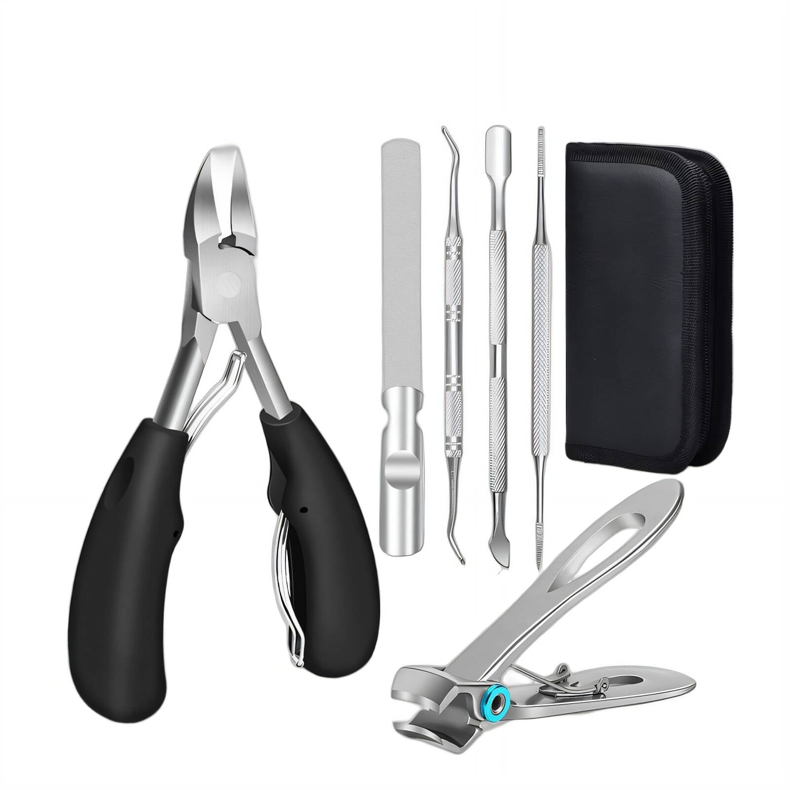 FACEGA 6 Pcs Cuticle Trimmer,Ingrown Nail Pliers Set,Sharp Stainless ...