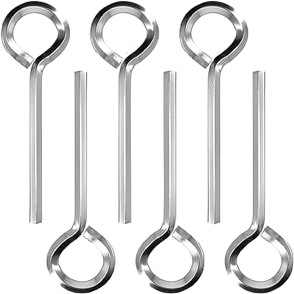 FACEGA 6 pcs Standard Hex Key Metal Hex Key Metal Hex Wrench Hex Door ...