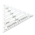 FACEGA 60 Degree Equilateral Triangle Quilting Ruler for Quilting Paper ...