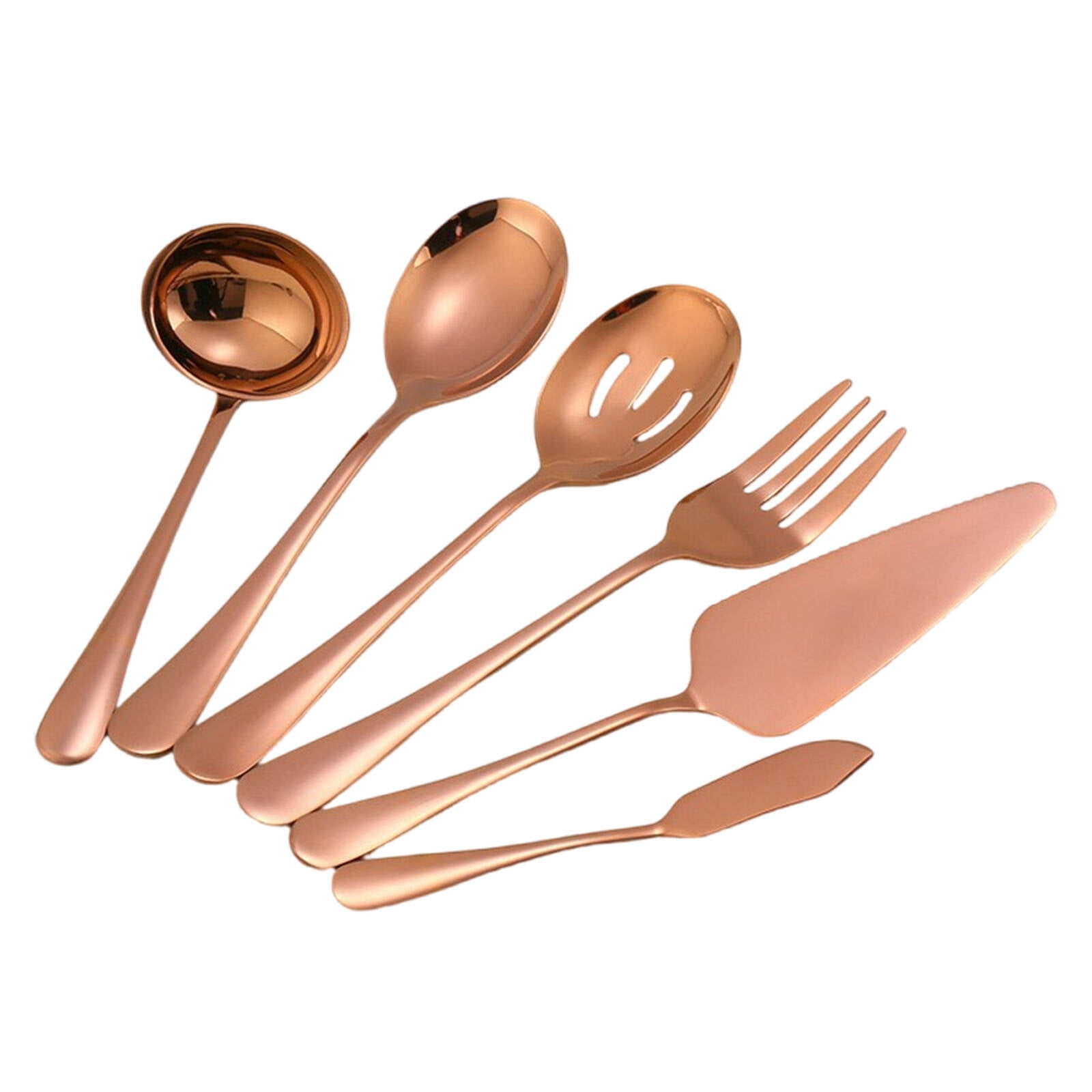 FACEGA 6Pcs Flatware Silverware Set,Professional Design Utensil Set ...