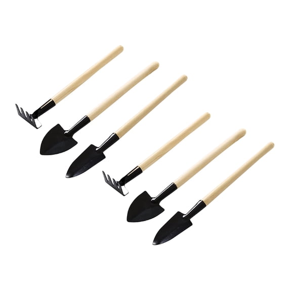 FACEGA 6Pcs Garden Tools Sturdy Shovels for Digging Ergonomic Gardening ...