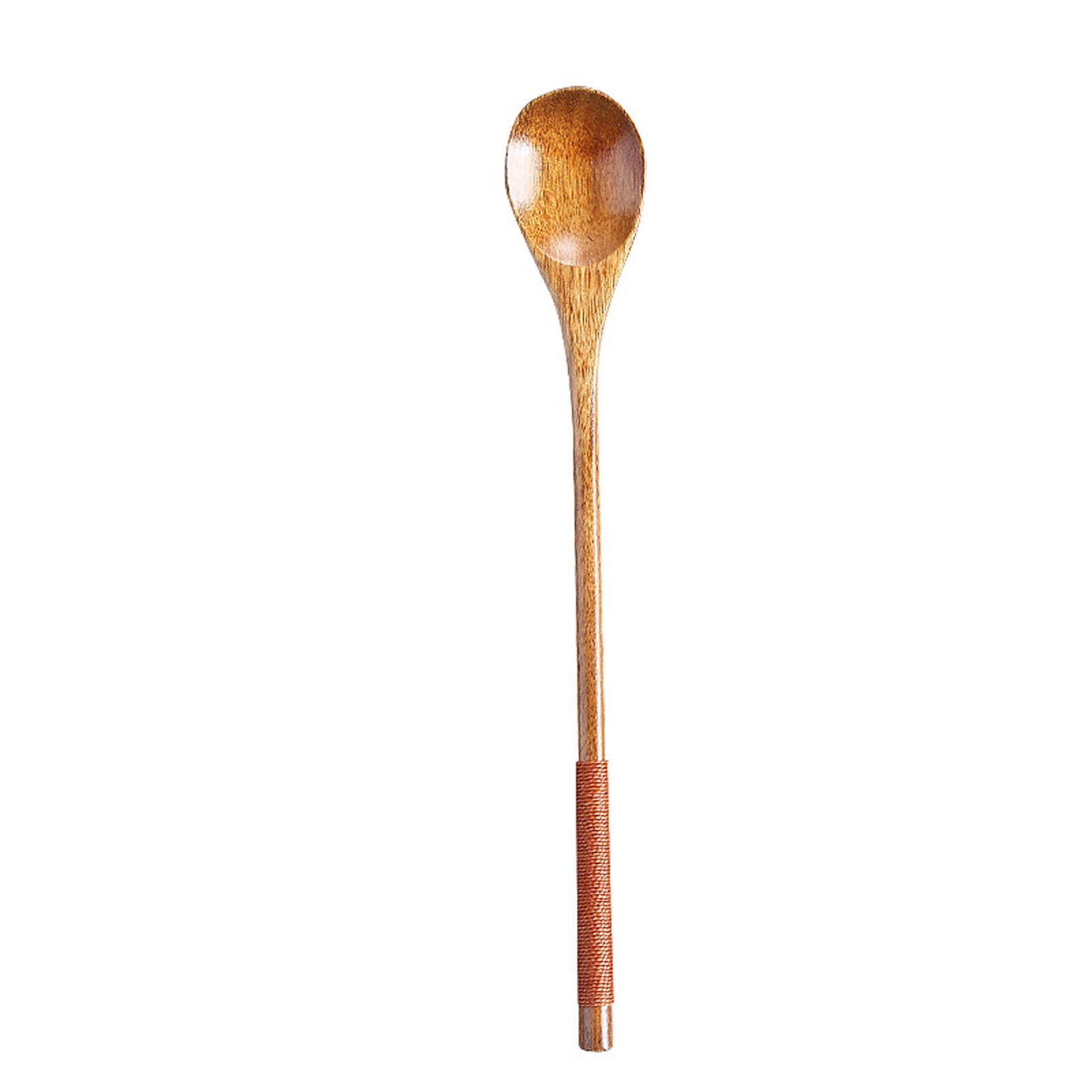 FACEGA 6Pcs Long Handled Wooden Spoons,Natural Wood Wood Tea Coffee ...