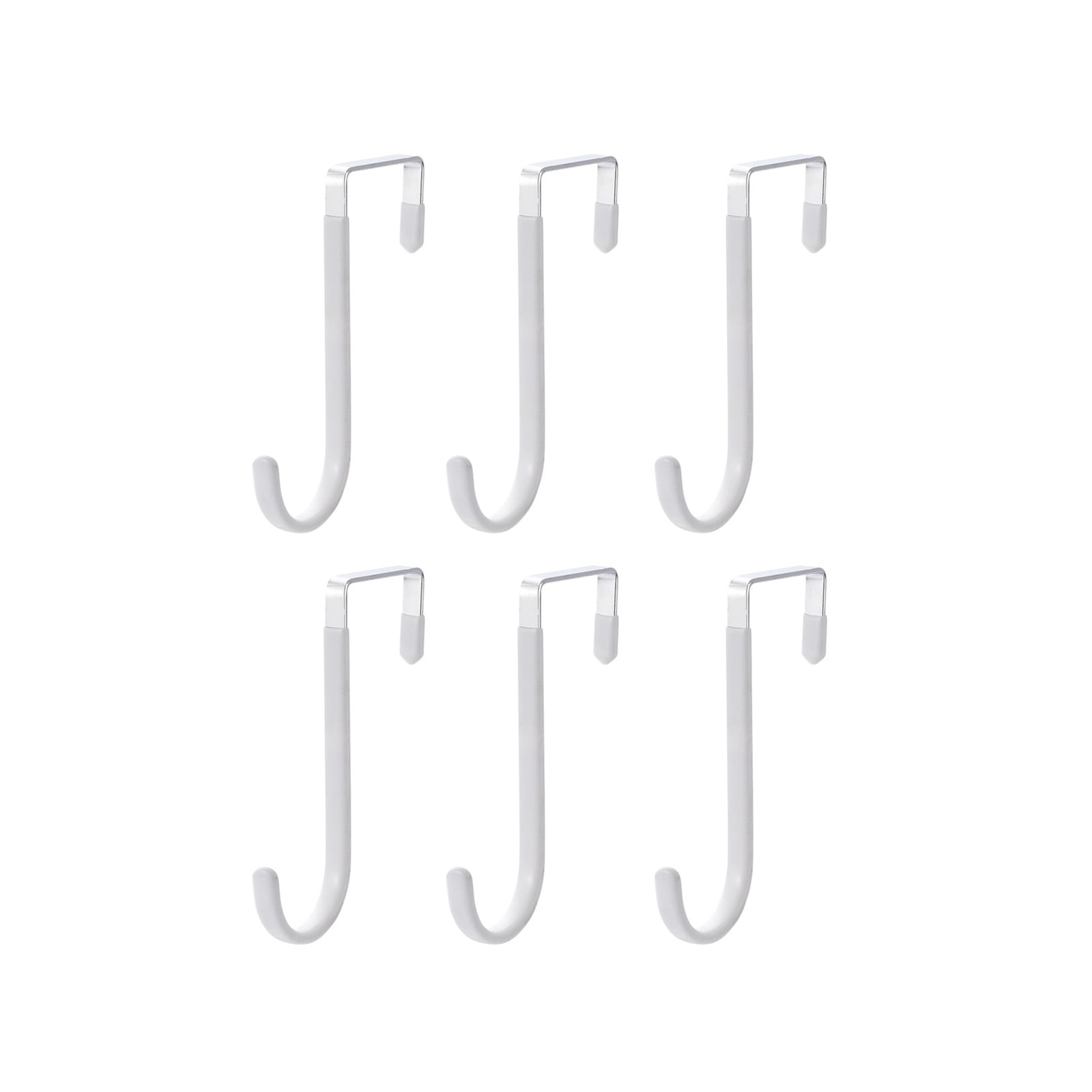 FACEGA 6Pcs Over the Door Hooks,Non-Slip,No Drilling Door Hanger with ...