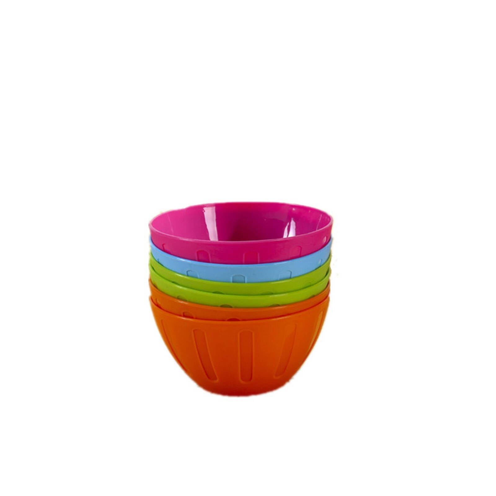 FACEGA 6Pcs Plastic Bowls Set,Creative Design Kids Bowls,Colorful ...