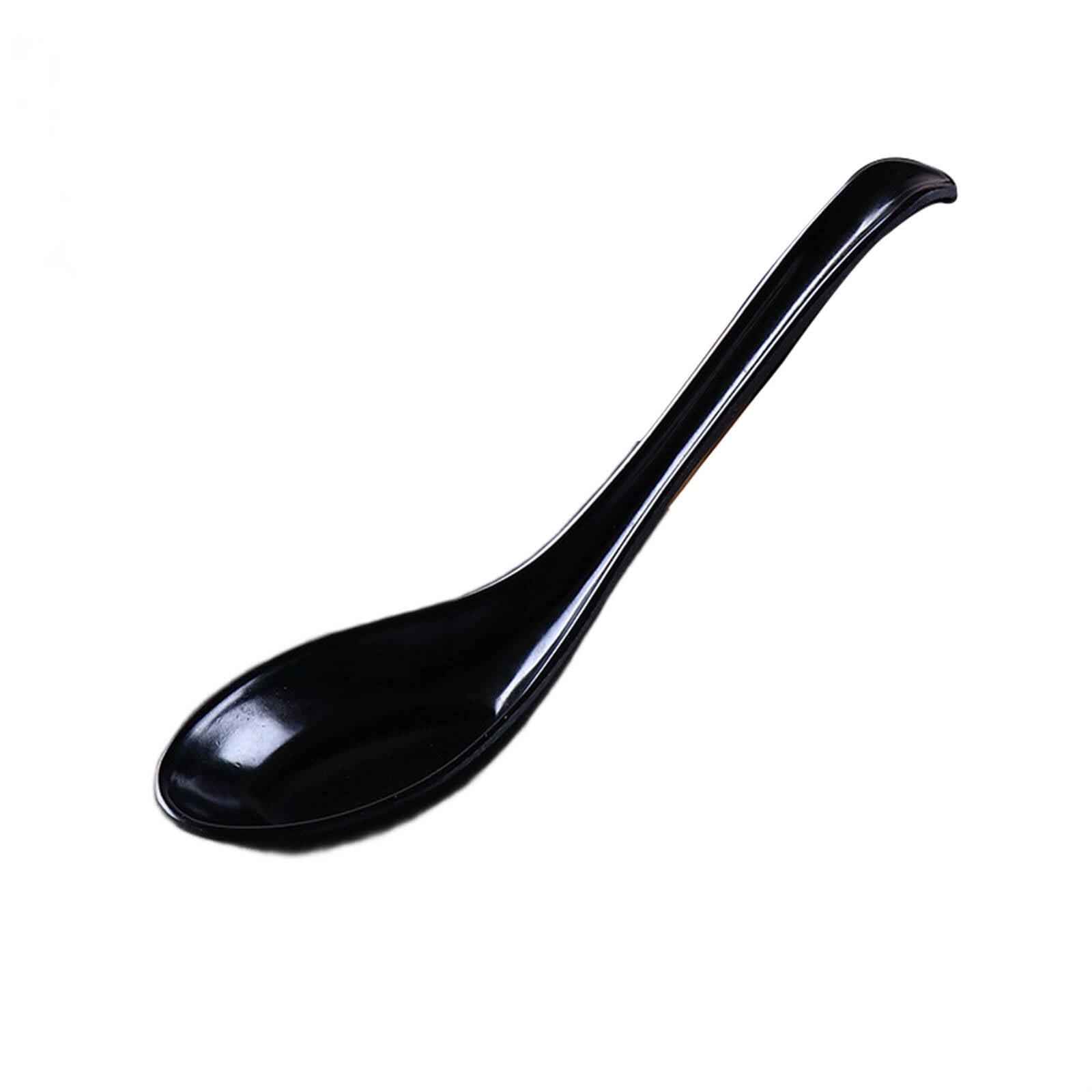 FACEGA 6Pcs Soup Spoons,Porcelain-Like Design Spoons Silverware ...