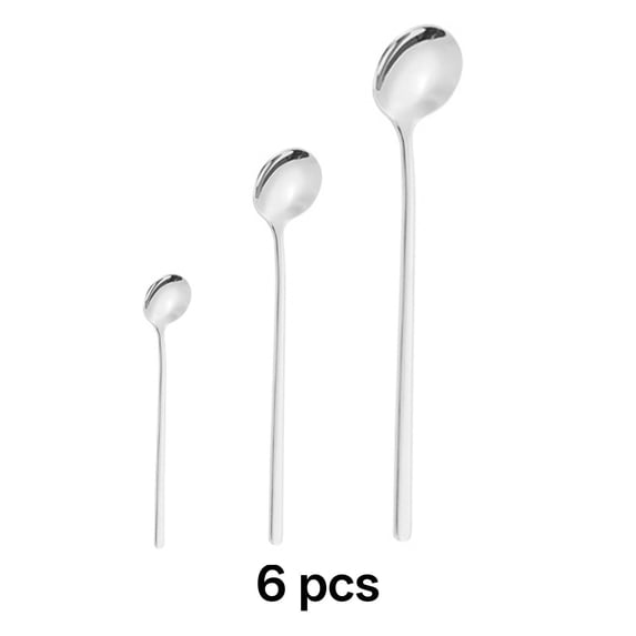 FACEGA 6Pcs Tea Spoon,Gold Design Cocktail Stir Spoons,Elegant ...