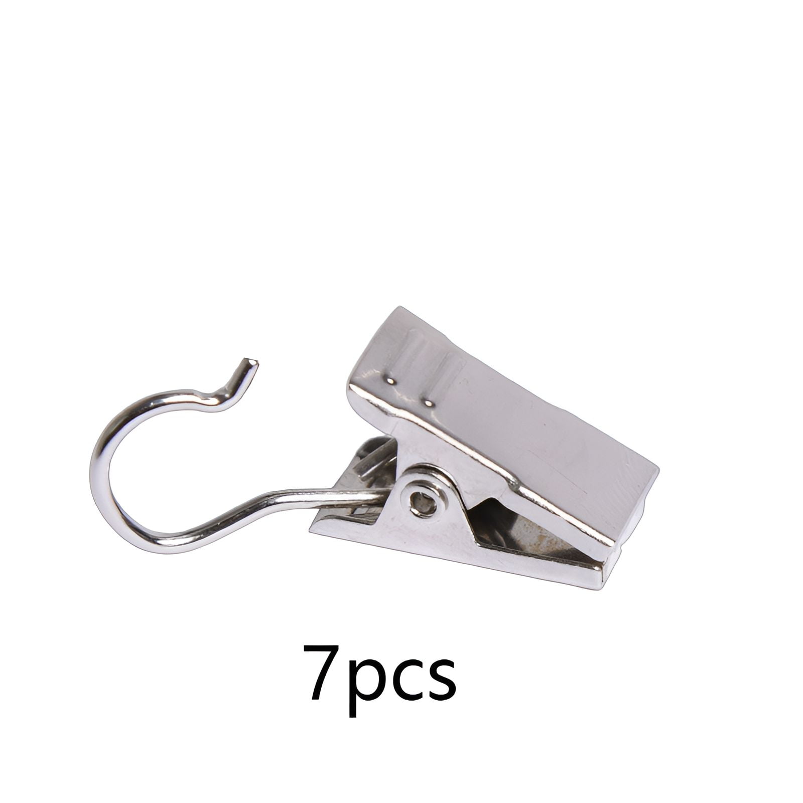 FACEGA 7Pcs Curtain Rings Quick Install Drapery Clips with Rings Fits ...