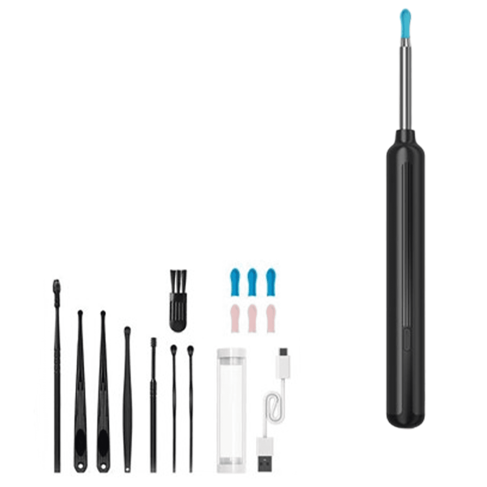 FACEGA 8Pcs Ear Wax Removal tool Camera Visual Ear Cleaning Ear Cleaner ...