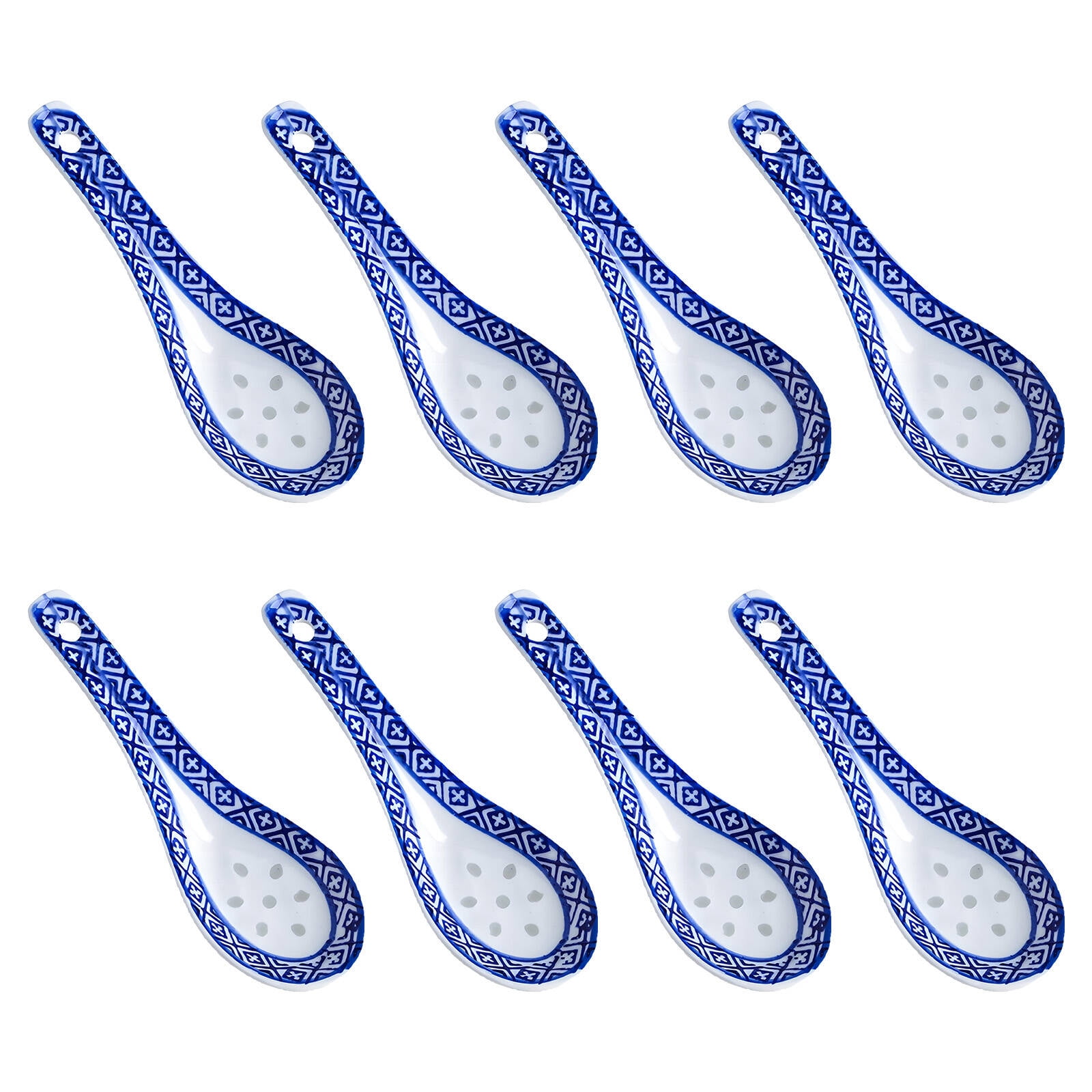 FACEGA Asian Soup Spoon,Authentic Jingdezhen Craftsmanship Chinese Soup ...