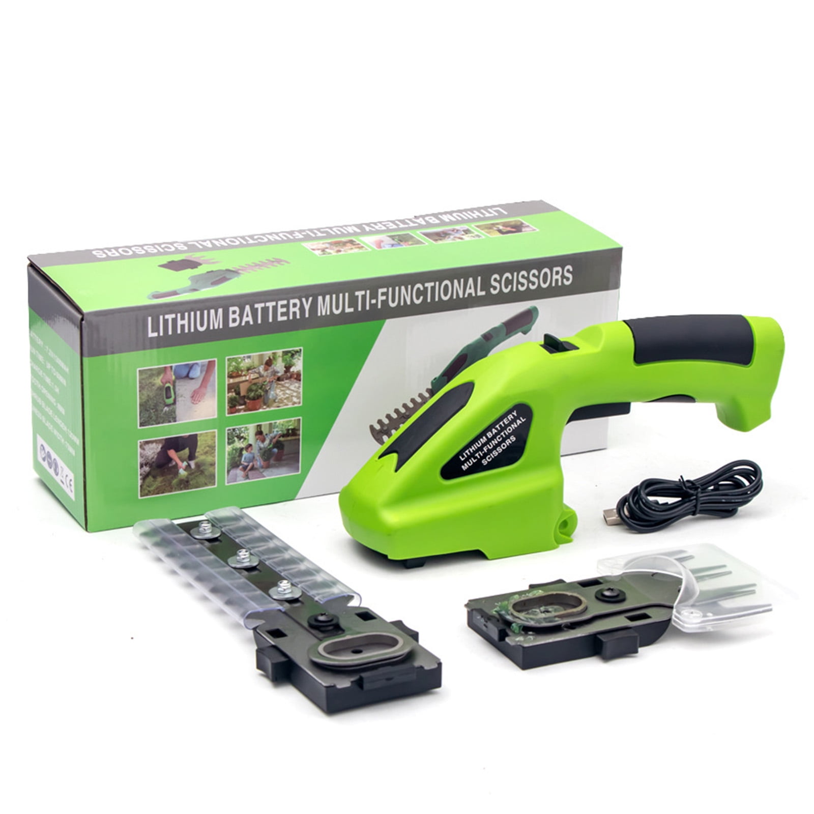 FACEGA Cordless Hedge Trimmer,3.6V Powerful Electric Garden Shears ...