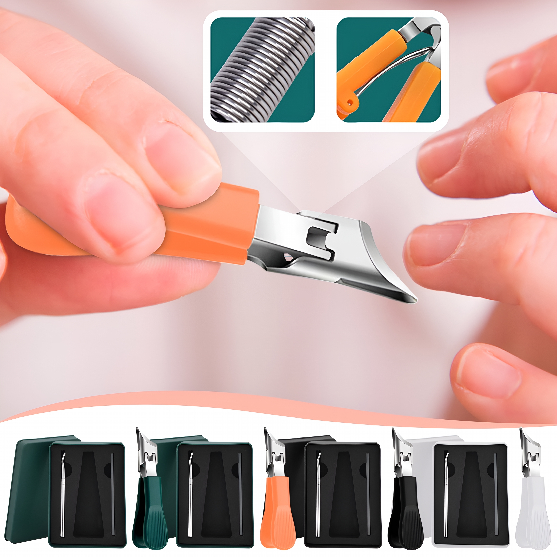 FACEGA Eagle Beak Beveled Nail Clippers Three Sets of Beveled Nails ...