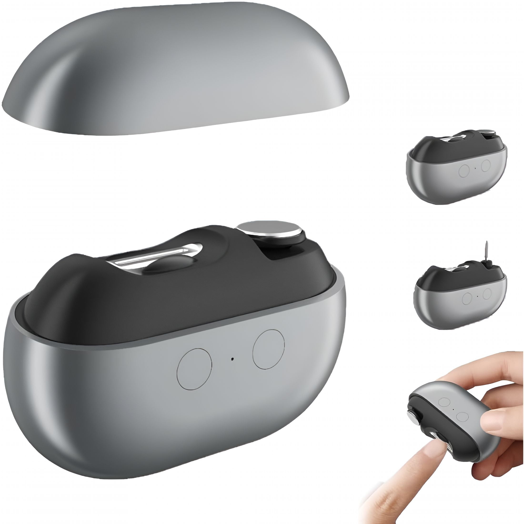 FACEGA Easyclip Smart Nail Clipper, 3-in-1 Multi-Functional Electric ...