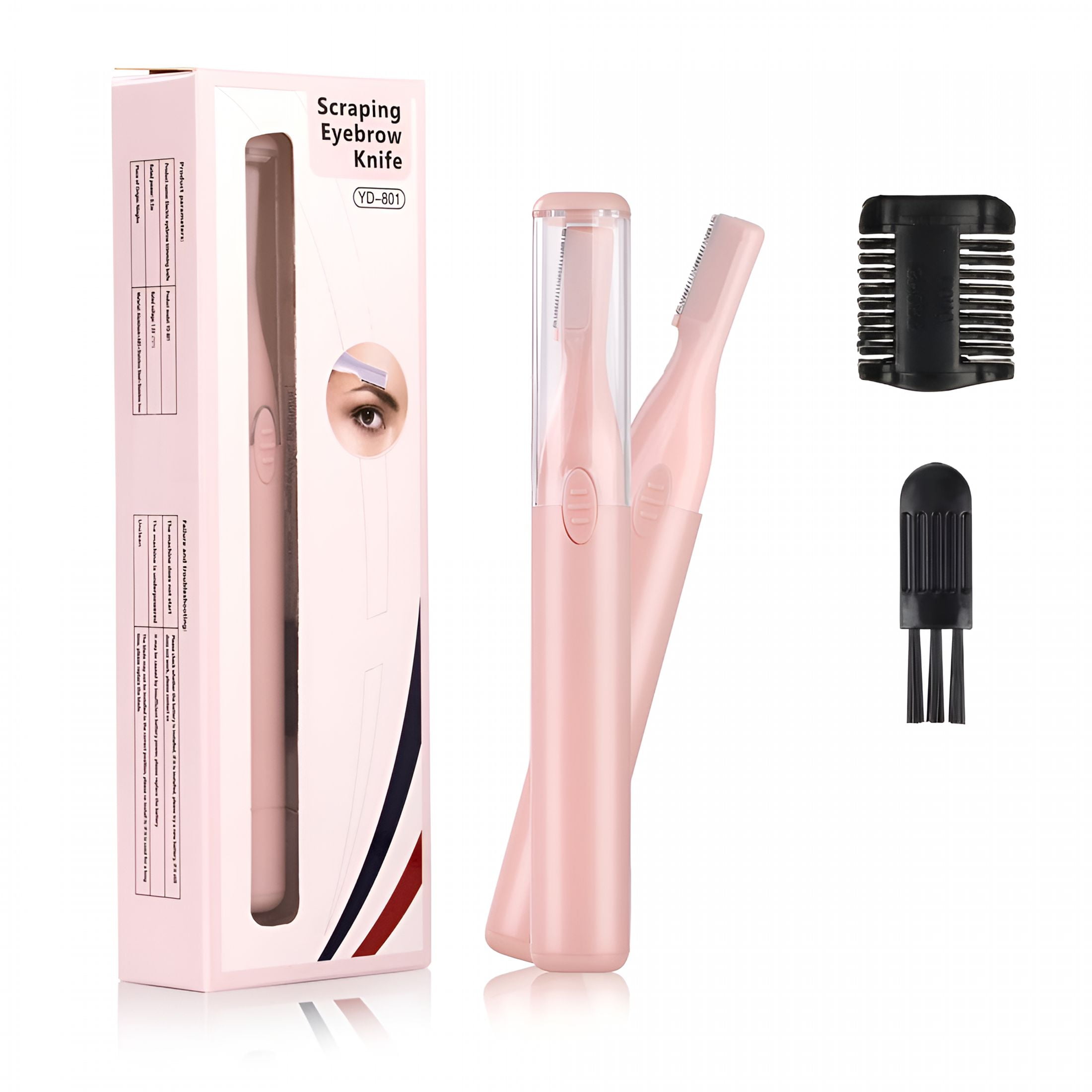 FACEGA Electric Eyebrow Trimmer Mini Facial Hair Removal Razors for ...