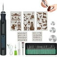 FACEGA Engraving Pen,Cordless Rotary Engraver Pen for Metal,Wood,Glass ...