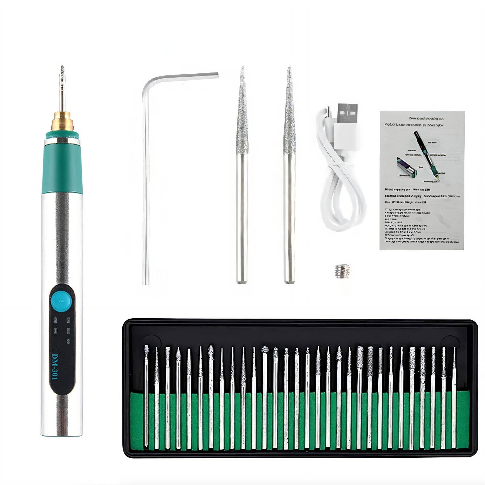 FACEGA Engraving Pen,USB Portable Charging Engraving Pen for Metal Wood ...