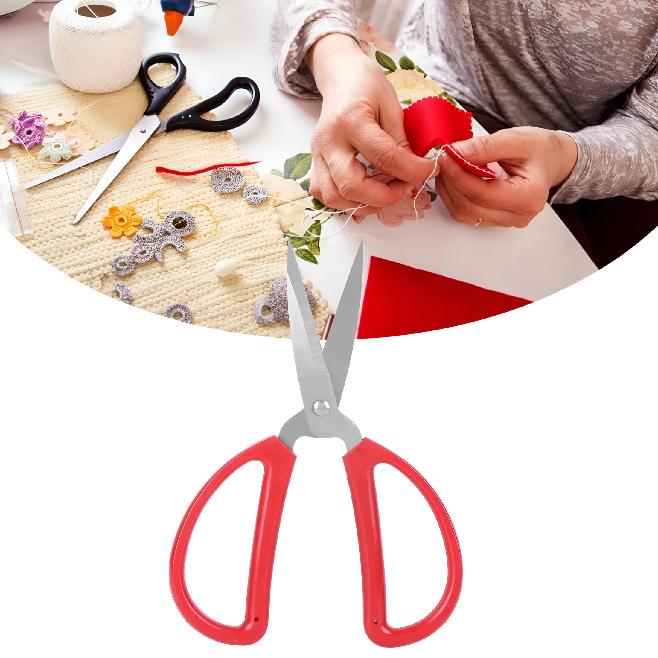 FACEGA Fabric Scissors,Multipurpose Tool Shears Craft Scissors All ...