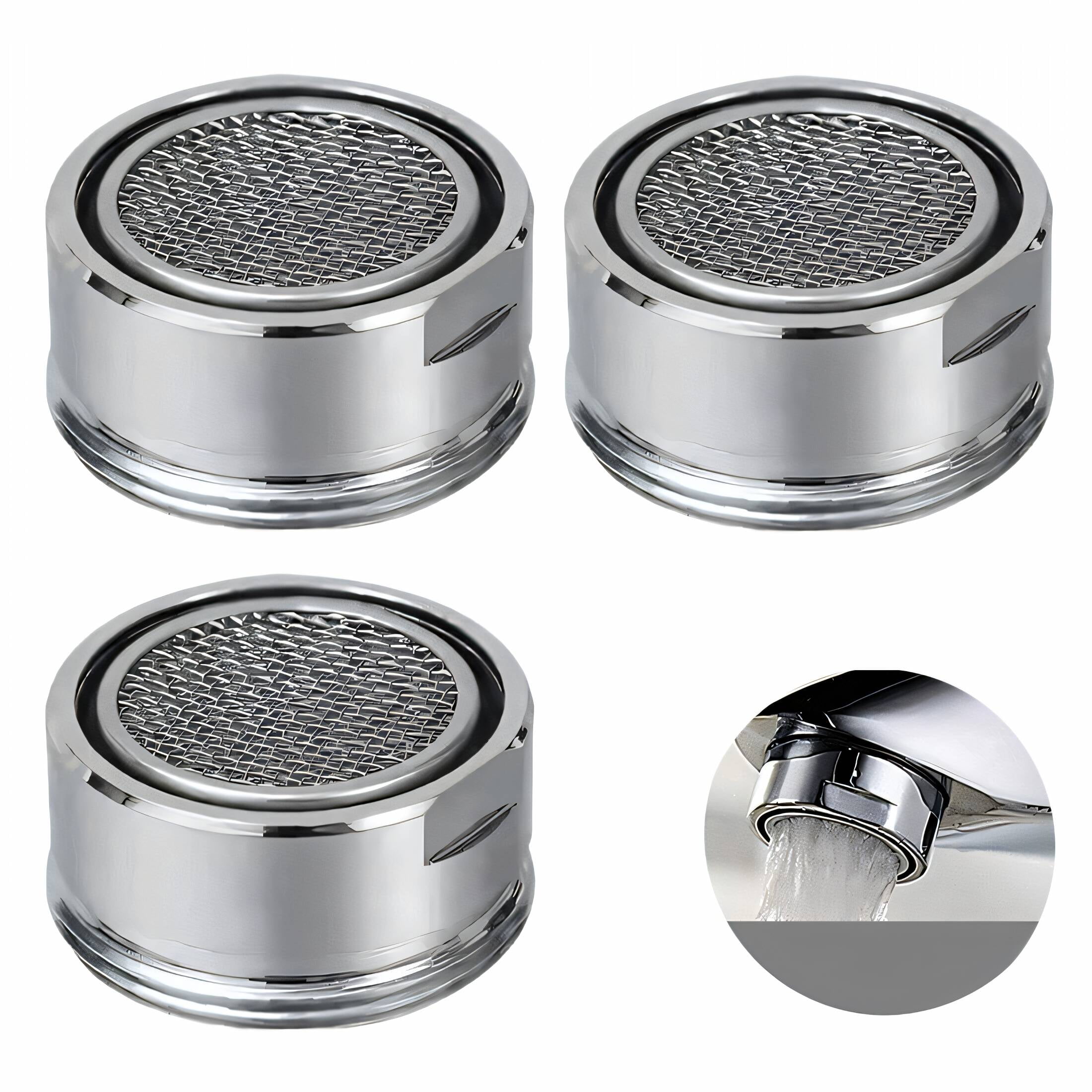FACEGA Faucet Aerator,Water Filter Sink Sprayer,Noise Reducing Solid ...