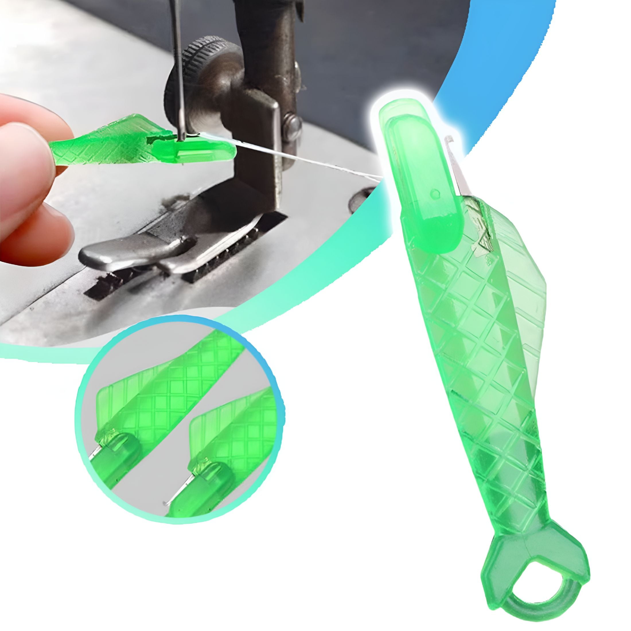 Facega Fish Mouth Sewing Machine Needle Threader Automatic Sewing