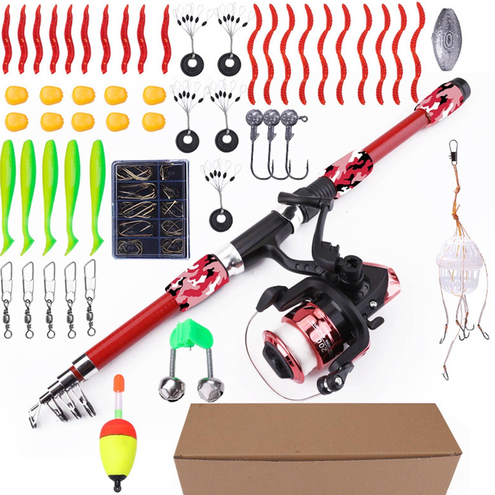 FACEGA Fishing Rod,Reinforced Joint,Subway Guide Ring Sensitive ...