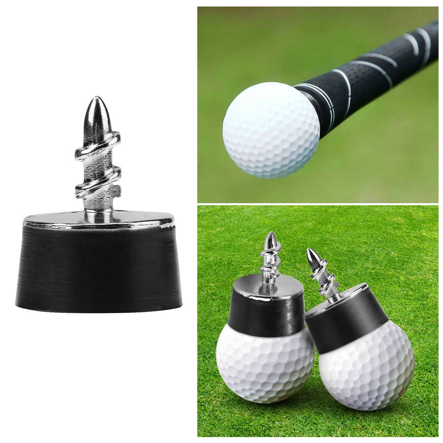 Golf Ball Pick Up Suction Cup Picker Sucker Retriever Putter Grip ...