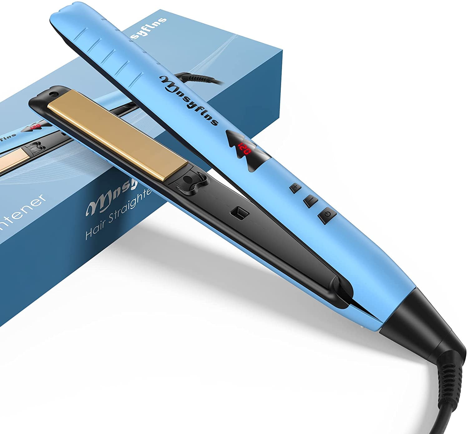 FACEGA Hair Straighteners,2 in 1 Ceramic Plates Straightener & Curler ...