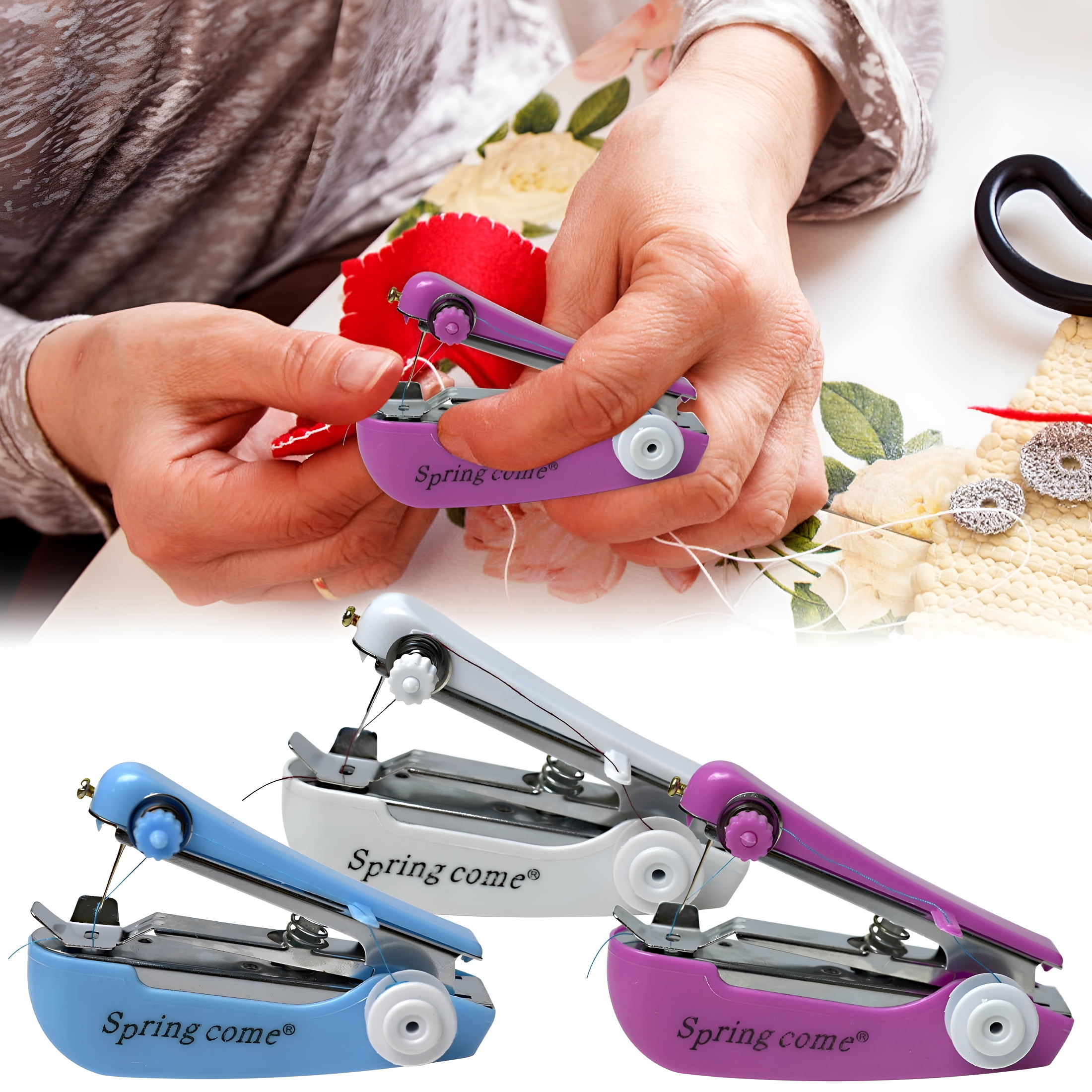FACEGA Handheld Sewing Machine,Mini Sewing Machine,Portable Mini Sewing ...