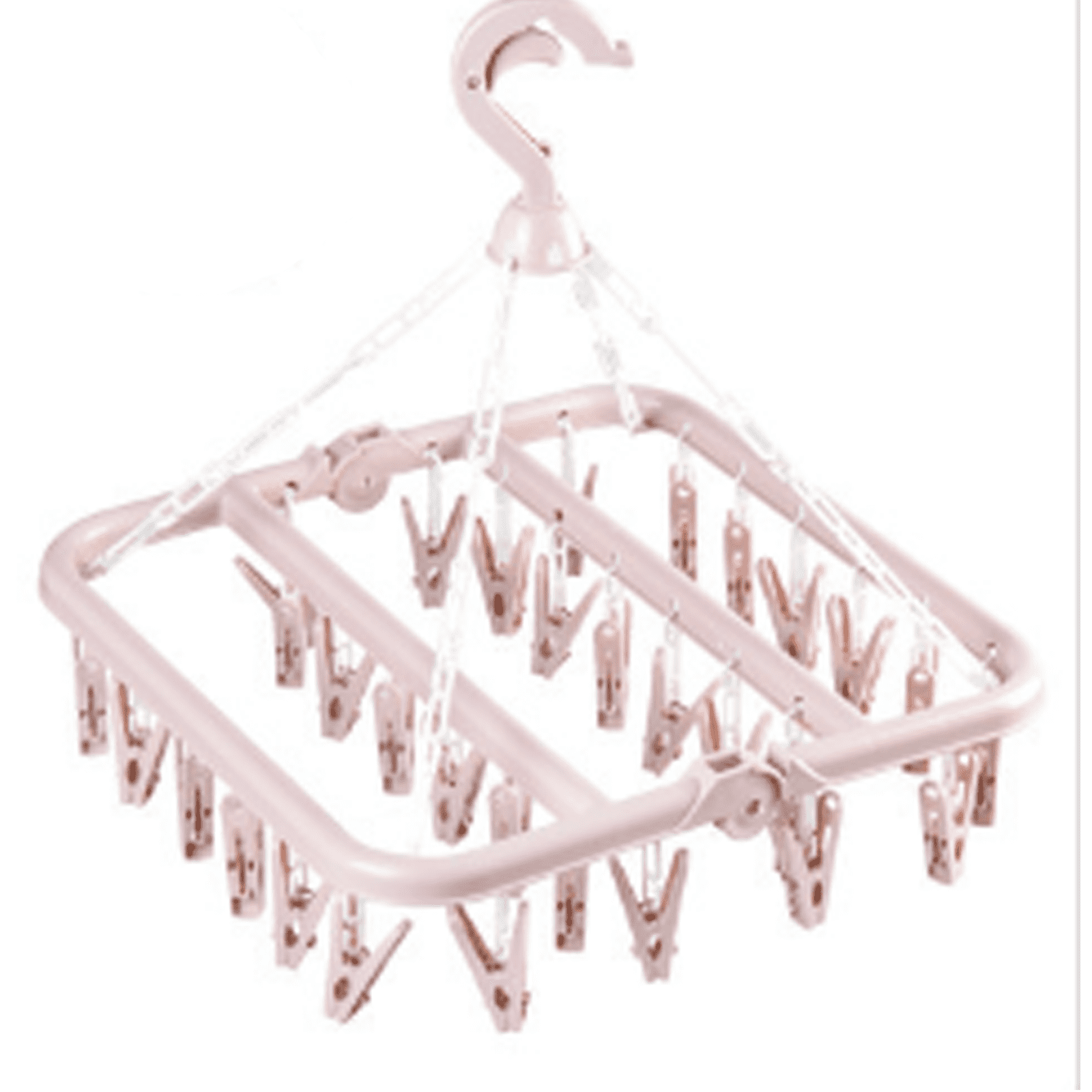 FACEGA Hangers,Drying Rack Clothing,Plastic Hangers,Foldable Windproof ...