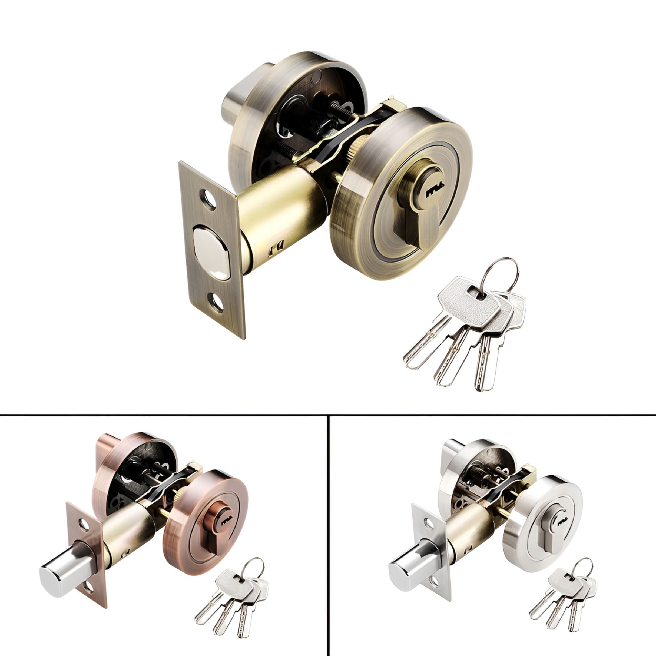FACEGA Home Essentials Door Lock with Key,Front Door Lock,Bedroom Door ...