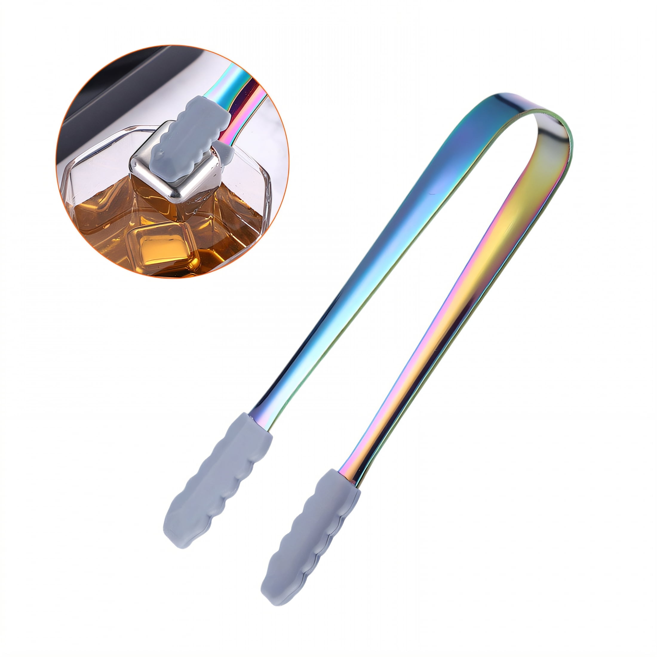 FACEGA Metal Tongs,Non-Slip Silicone Tong Tips 304 Stainless Steel ...