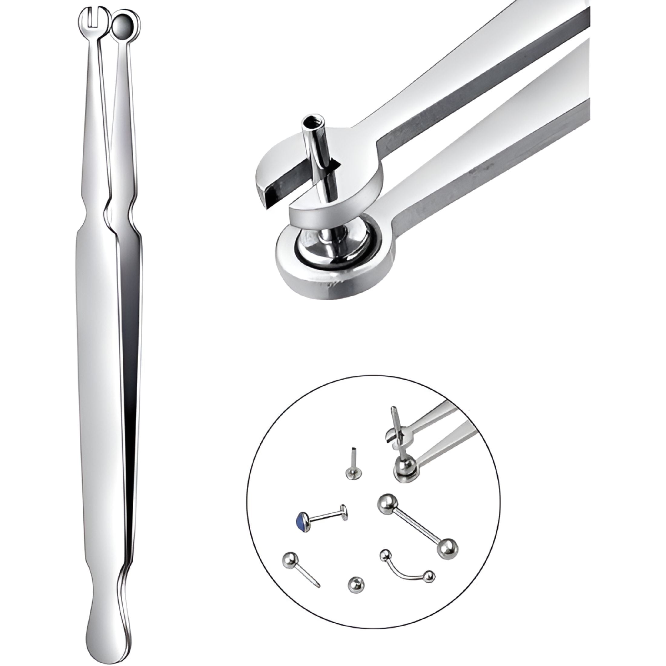 FACEGA Multi-Purpose Piercing Clamp Tool, Piercing Removal Tool ...