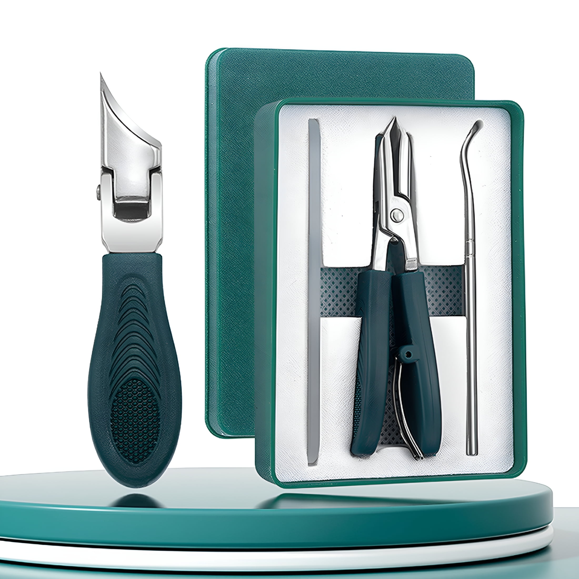 FACEGA Nail Clippers, Wide Opening Heavy Duty Toe Nail Clipper ...