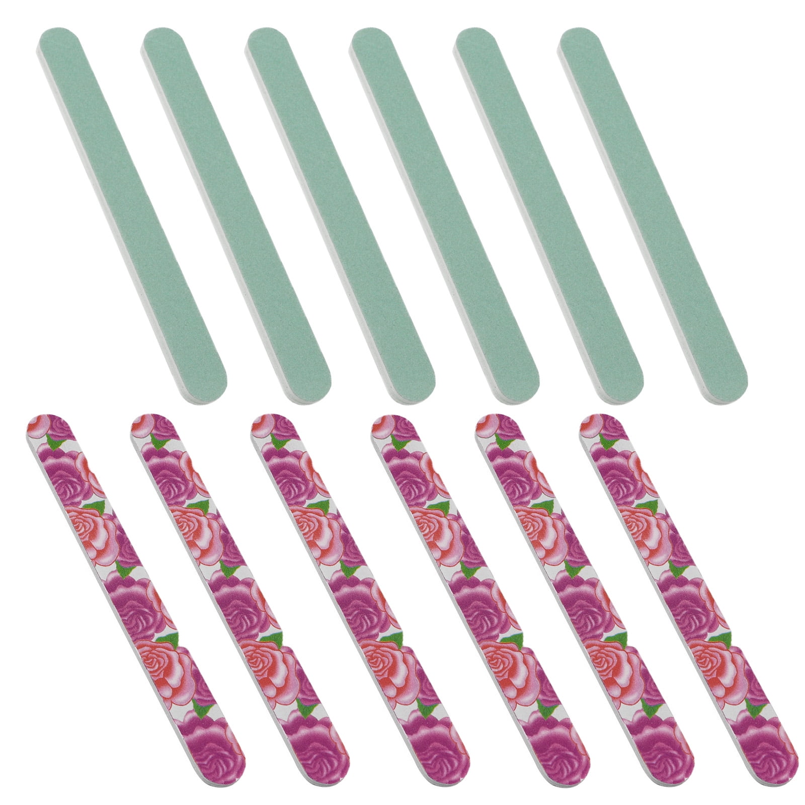 FACEGA Nail File,Double-Sided Design Nail Files for Natural Nails,4 ...