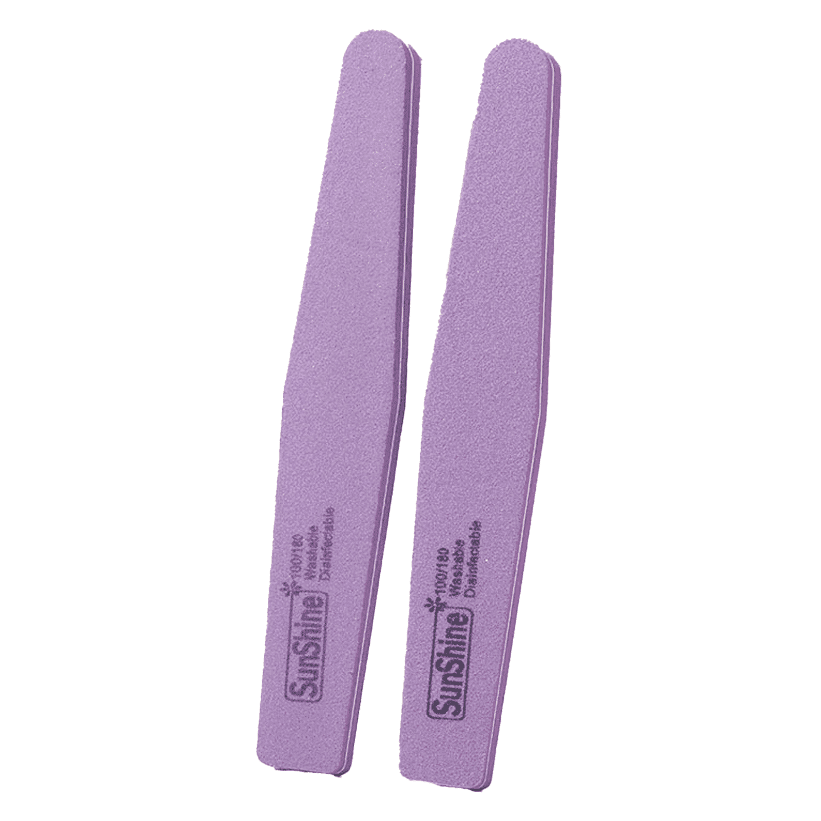 FACEGA Nail Buffer,100/180 Dual-Sided Grit Nail Files,No Sand Loss and ...