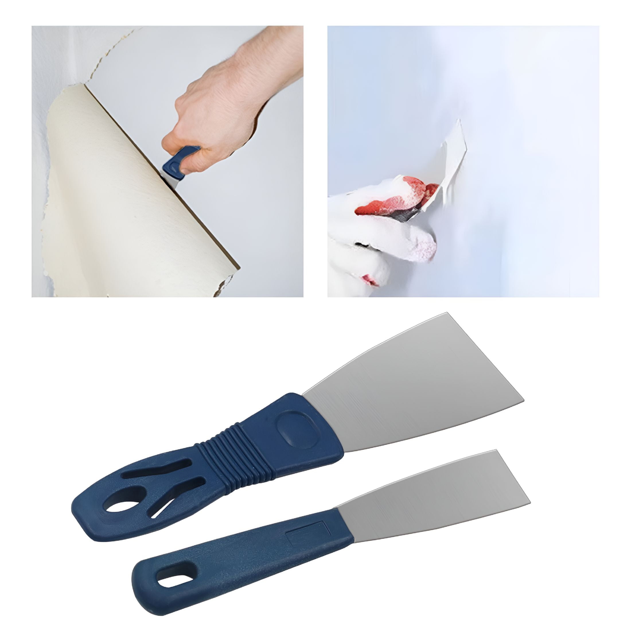 FACEGA Paint Scraper,2 Pc Scraper Tool,Putty Cleaning Tool Set,Painting ...